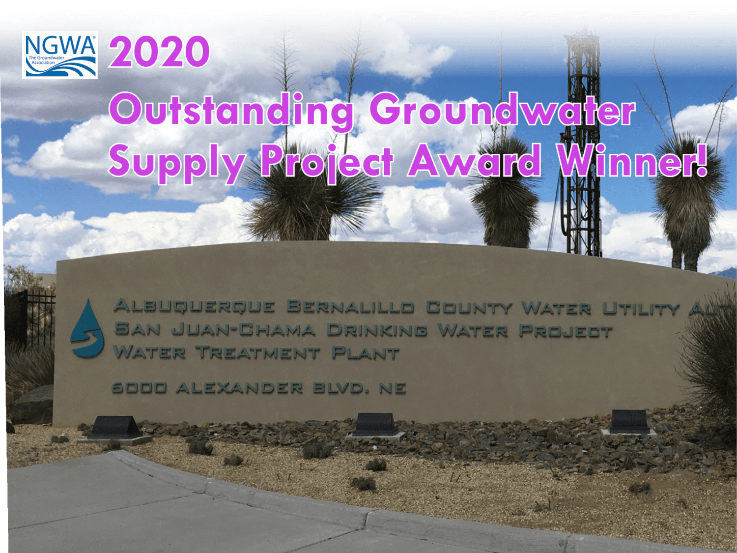 NGWA Outstanding Groundwater Supply Project Award Recipient - Daniel B ...